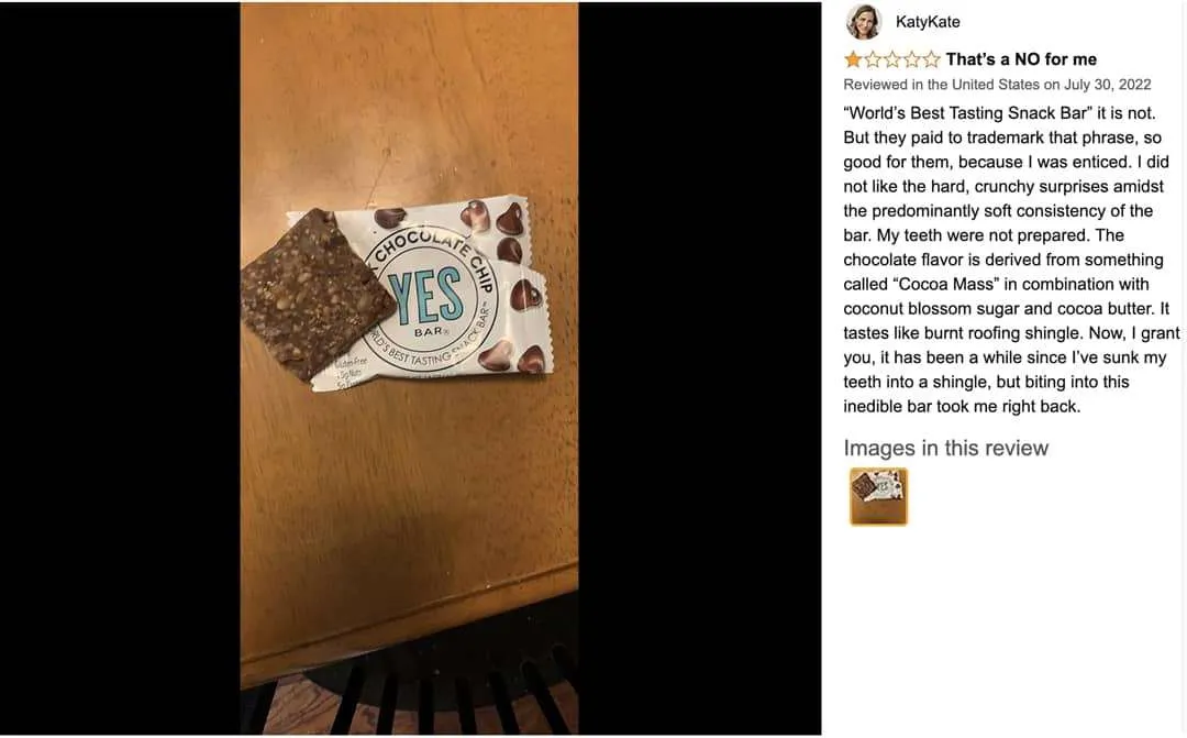 Yes Bar Review: 5 Reasons To Say No | Human Food Bar